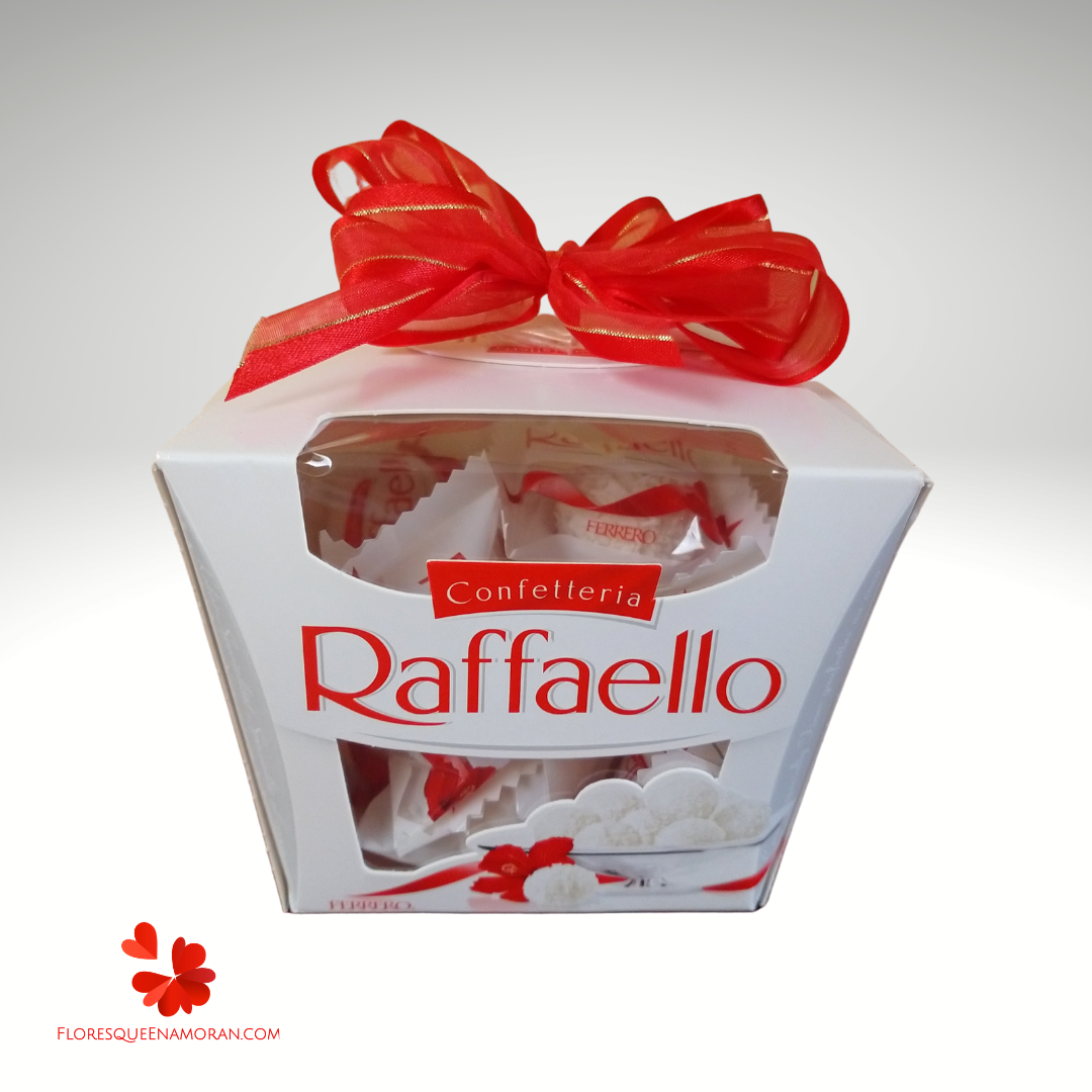 CAJA DE CHOCOLATES RAFAELLO – Flores que Enamoran
